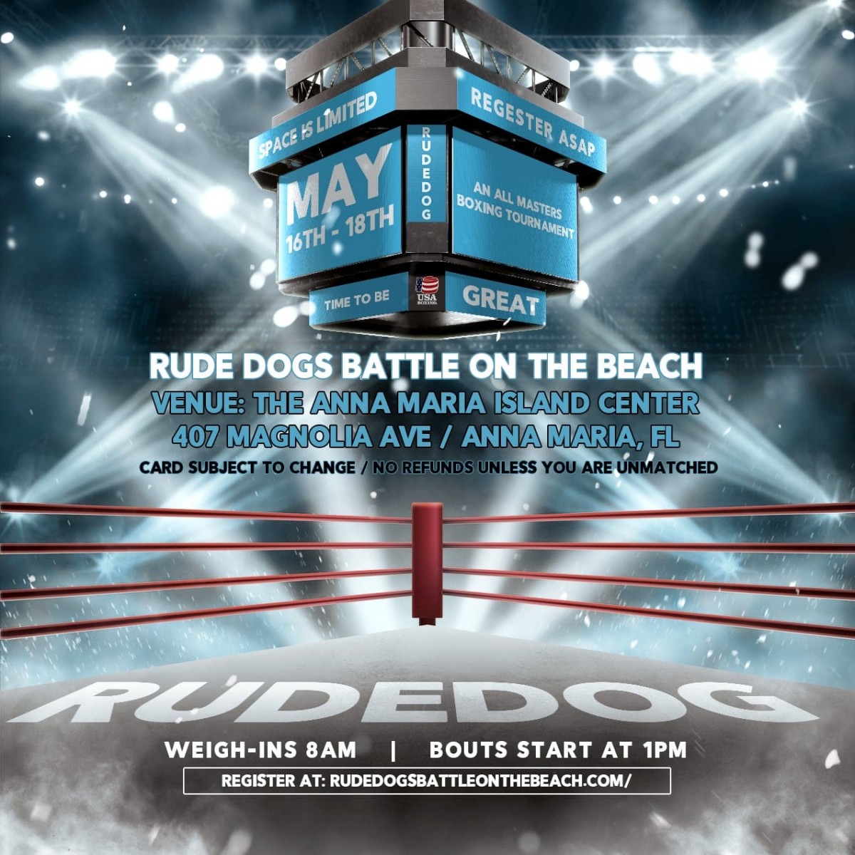 Upcoming Events – USA Masters Boxing