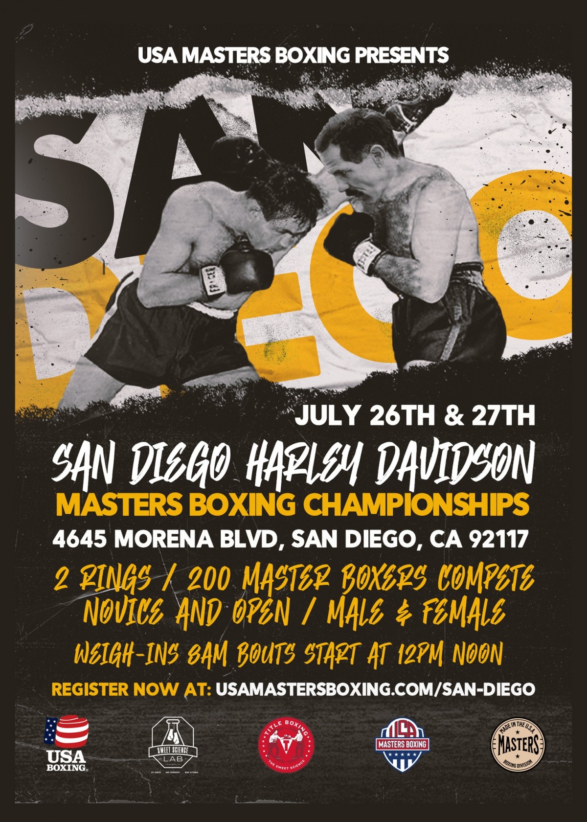 Upcoming Events – USA Masters Boxing