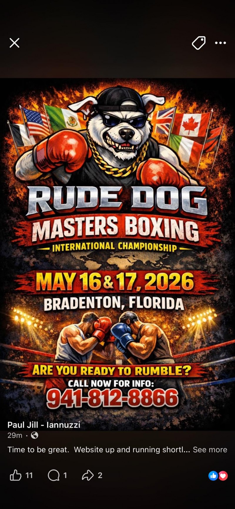 Upcoming Events – USA Masters Boxing